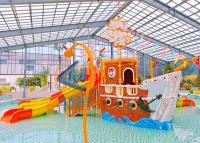 China Pirate Ship Theme Water Amusement Park Equipment 23x18m Commercial For Indoor Outdoor for sale
