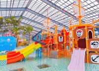 China Pirate Ship Theme Water Amusement Park Equipment 23x18m Commercial For Indoor Outdoor for sale