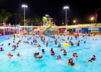 China Outdoor Big Aqua Wave Swimming Pool Artificial Surf Pool 2-10m Wave Length For Adults Children for sale