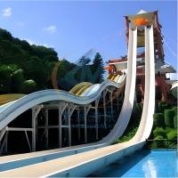 China Fiberglass Amusement Park Funny Water Slide For Commercial for sale