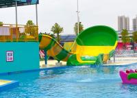 China 1.9M Height Boomerango Water Slide Big Splash Boomerango For Kids for sale
