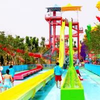 China Outdoor Aqua Park Adults High Speed Slide High Durability 400-700cbm/Hour Water Flow for sale