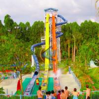 China Outdoor Aqua Park Adults High Speed Slide High Durability 400-700cbm/Hour Water Flow for sale