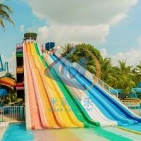 China Big Fiberglass Aqua Water Slide Indoor Outdoor Commercial Park Installation for sale