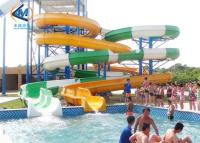 China Combined Fiberglass Pool Slide OEM/ODM Safe For Both Indoor Outdoor Use for sale