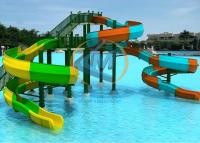 China Swimming Pool Water Slide Fiberglass Water Park Water Slide for sale