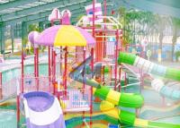 China Candy Theme Outdoor Water Playground Kids Family For Public Use for sale