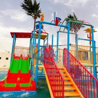 China 10x8m Water Park Playground Colorful Fiberglass Slide Material For Residential for sale