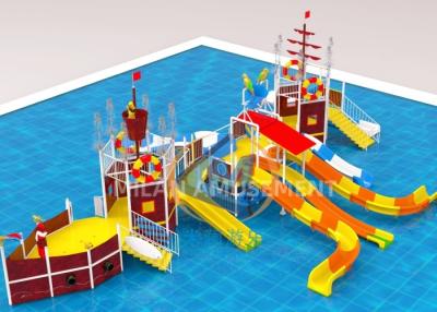 China Pirate Ship Theme Water Park Playground Middle Size For Kids Adults for sale