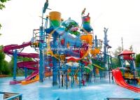 China Outdoor Fiberglass Slide Water Park Playground for Kids Amusement for sale