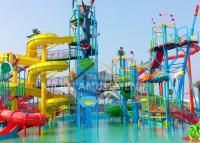 China Outdoor Fiberglass Slide Water Park Playground for Kids Amusement for sale