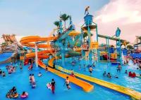 China Large Interactive Outdoor Fiberglass Water Playground With Slide for sale