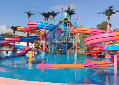 China Funny Water Slide Playground FRP Water House Outdoor for Kids Aquatic Park for sale