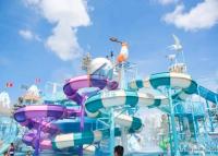 China Smooth Surface Spiral Water Tube Slide Water Open Spiral Slide For Teenager Use for sale
