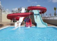 China Fiberglass Curved Spiral Water Slide Custom Height For Indoor Outoor Usage for sale