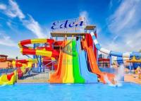 China FRP Spiral Water Pool Slide Durable Spiral Body Water Slide For Adults for sale