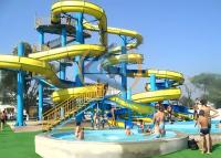 China Thrilling Outdoor Commercial Spiral Water Slide for Swimming Pool Fun for sale