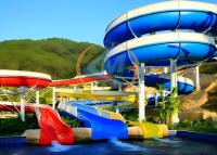 China High Capacity  And Durable Curved Water Slide for Water Park for sale