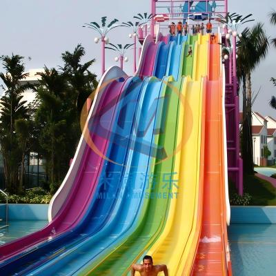 China High Speed Fun Race Water Slide For Adults And Teenagers for sale