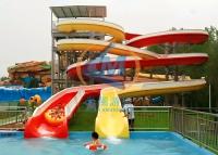 China Fiberglass Octopus Racer Slide 15M High Platform High Speed for sale