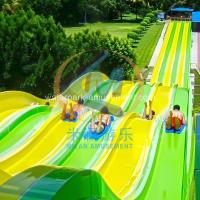 China Multiple Rainbow Water Slide Customized Size For Water Park for sale