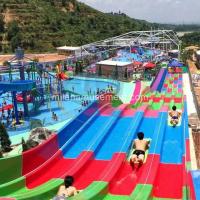 China Colorful Race Water Slide High Speed Slide For Commercial for sale