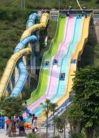China Interactive Racer Slide Multiple Color High Platform Thrilling Slide for sale
