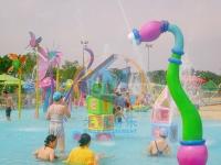 China Kiddle Pool Splash Pad Double Flower Design For Commercial for sale