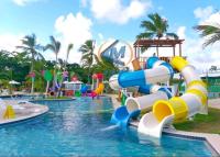 China Anti Ultraviolet Kids Water Park Amusement Park Slide Equipment Fiberglass Material for sale