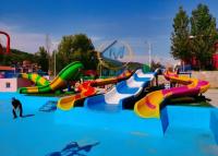 China Anti Ultraviolet Kids Water Park Amusement Park Slide Equipment Fiberglass Material for sale