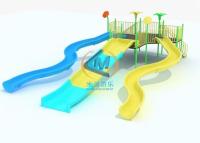 China FRP Material Childrens Water Slide 2.0m Height For Indoor Outdoor Use for sale