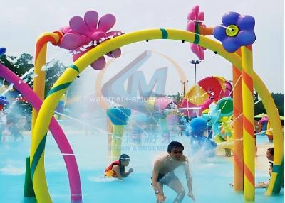 China Arch Shaped Water Spray Water Playground Splash Pad 3.5x2.5m for sale