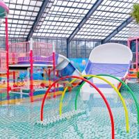 China Arch Shaped Water Spray Water Playground Splash Pad 3.5x2.5m for sale