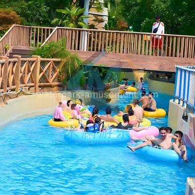 China Indoor Outdoor Wave Surf Pool Water Leisure River Machine Play With Tube for sale