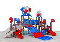 China Plastic Outdoor Play Set Commercial Outdoor Playground Equipment For Residential for sale