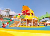 China Custom Wooden Outdoor Play Equipment Non Standard 50x35m For Leisure Center for sale