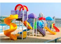 China Non Power Outdoor Playground Park Slide Combination Equipment for sale