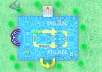 China Durable PVC Inflatable Park Colorful Design 45x30m Wear Resistant For Outdoor Use for sale