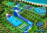 China Large Inflatable Water Castle Water Park PVC Inflatable Water Playground for sale