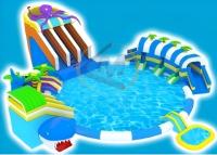 China Customized Movable Inflatable Water Park Slide Suitable For Outdoor for sale