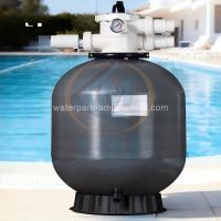 China Fiberglass Swimming Pool Equipment Sand Filter Top Mount 1.5/2.0 Inch Connection for sale
