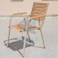 China Aluminum Frame Plywood Outdoor Leisure Chair  For Backyard for sale