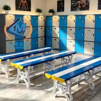 China Customized Size Color Changing Bench For Locker Room for sale