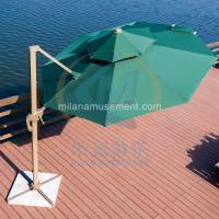 China Foldable 2.7m Aluminum Frame Parasol With Waterproof Fabric for sale