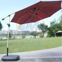 China Foldable 2.7m Aluminum Frame Parasol With Waterproof Fabric for sale