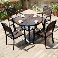 China Waterproof Moisture Proof Plywood Round Table For Outdoor for sale