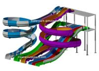 China Indoor/Outdoor Big Water Slide Combination Water Slide for sale
