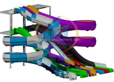 China Indoor/Outdoor Big Water Slide Combination Water Slide for sale