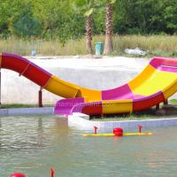 China Fiberglass Small Boomerang Slide – Big Splash Fun for Water Parks for sale