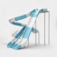 China Customized Platform Water Slide with Smooth Surface for Commercial Amusement Parks and Public Use for sale